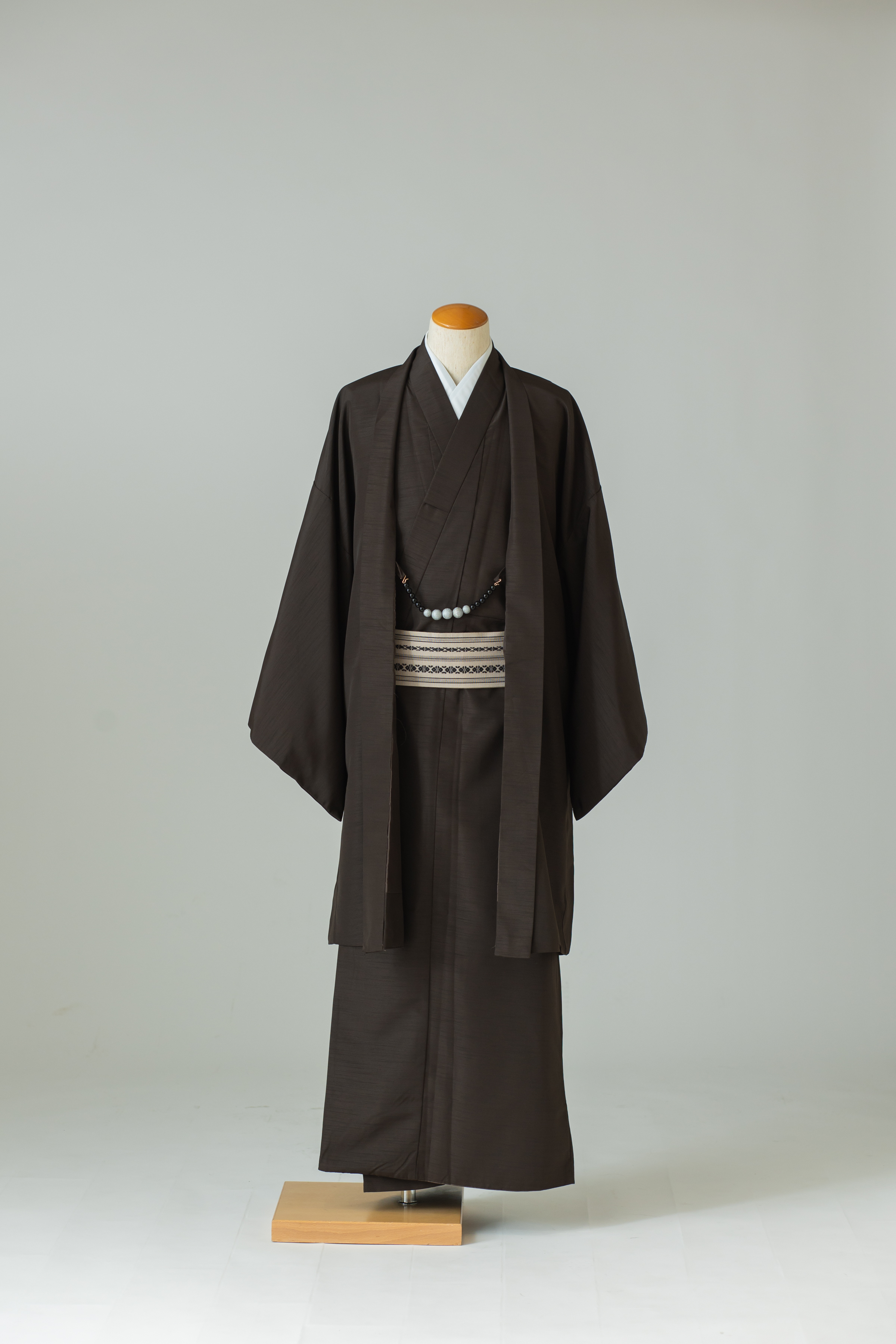 男性着物170cm/DK-BR-L(茶L)｜ル・クローゼット
