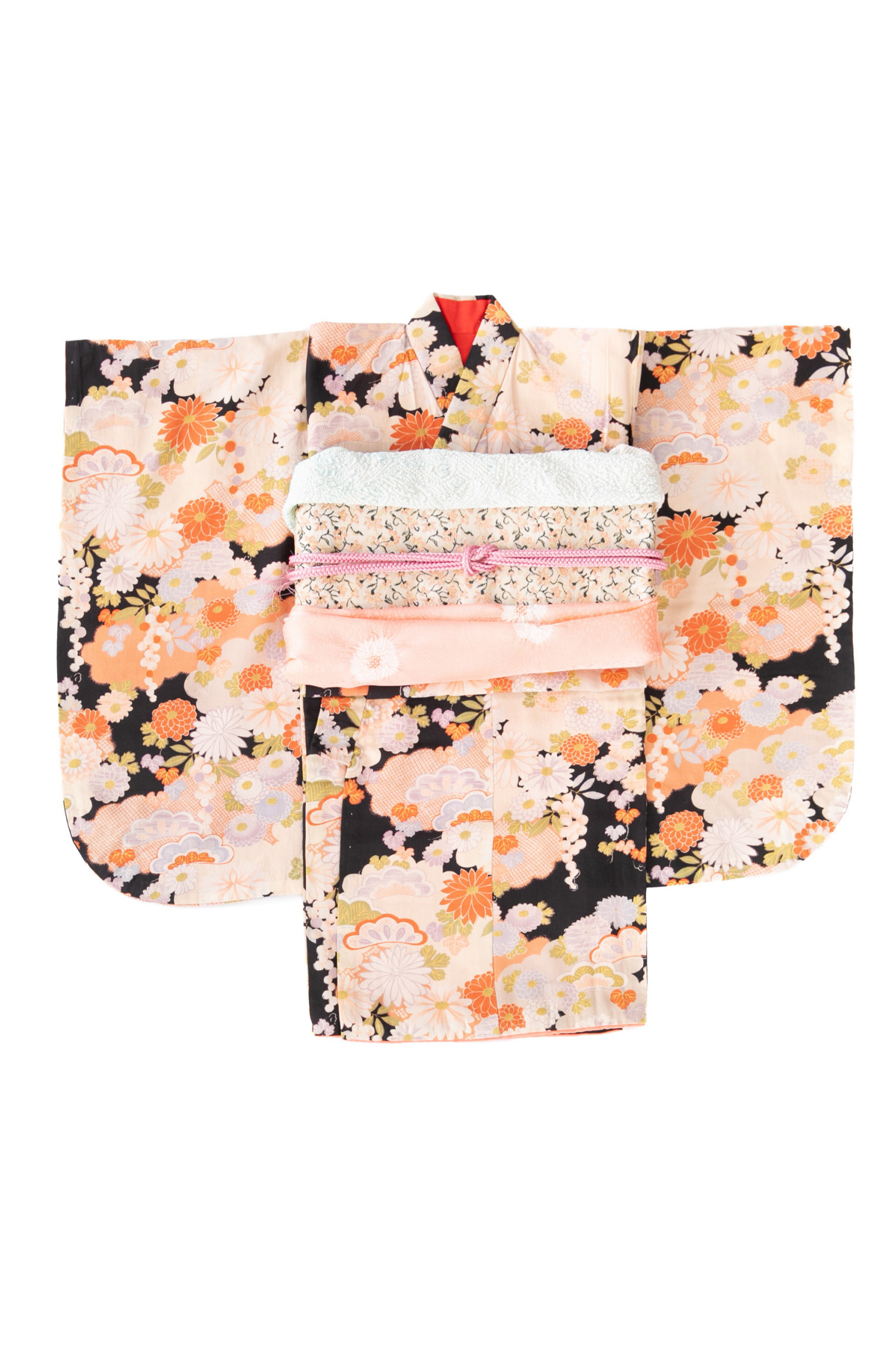 iro-3-044漆黒に珊瑚の花尽くし｜ル・クローゼット